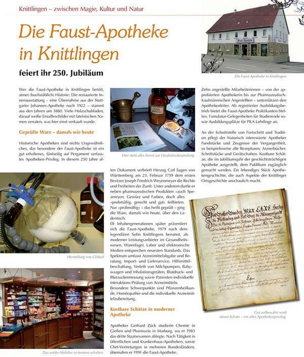 Eczaneler Faust-Apotheke, Baden‑Wurttemberg, foto