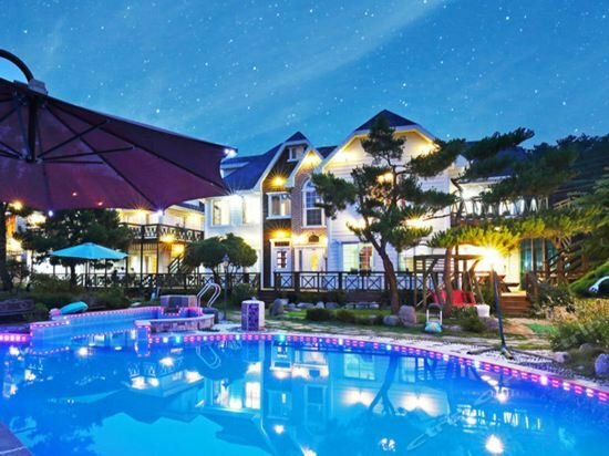 Otel Gyeongju Europe Village Pension, Kyonchju, foto