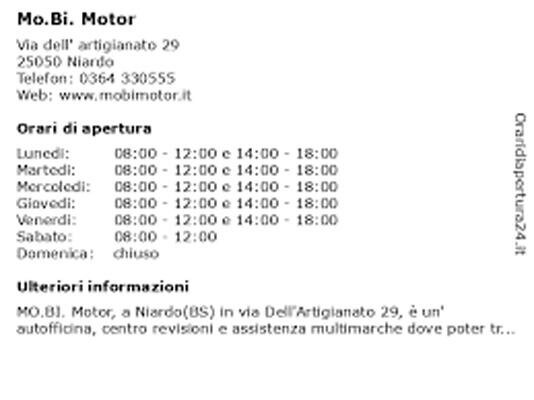 Jant ve lastikçiler Mo. Bi. Motor, Lombardiya, foto