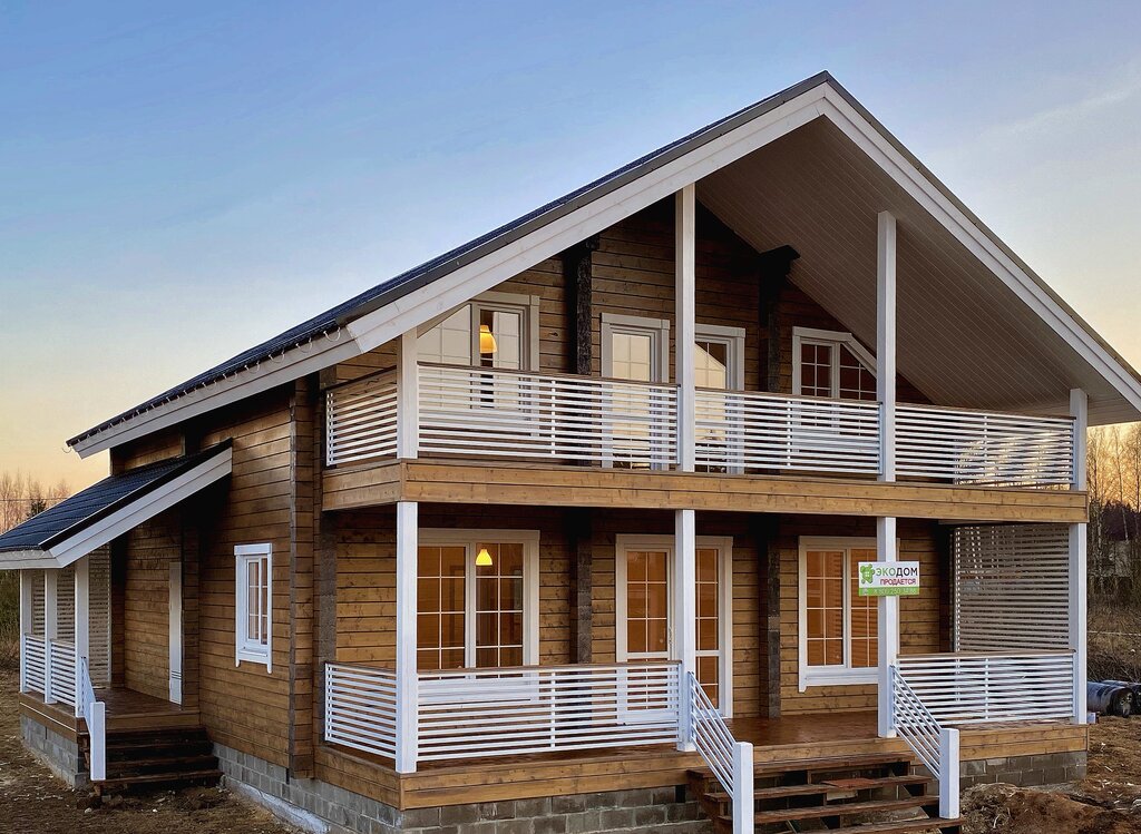 Yazlık ev inşaatı Ecodom, Yaroslavskaya oblastı, foto