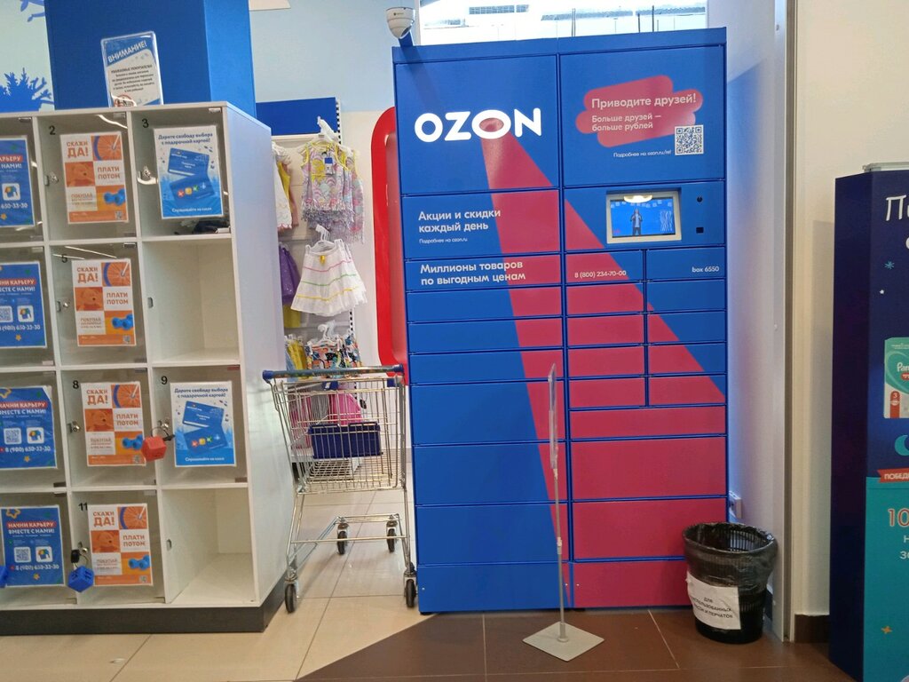 Parsel otomatı Ozon Box, Nijni Novgorod, foto