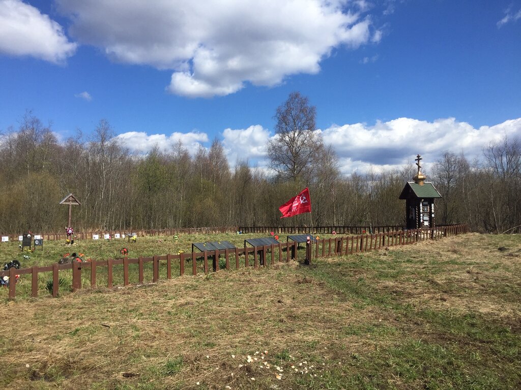 Anıt, heykel Братское воинское захоронение, Saint‑Petersburg ve Leningradskaya oblastı, foto