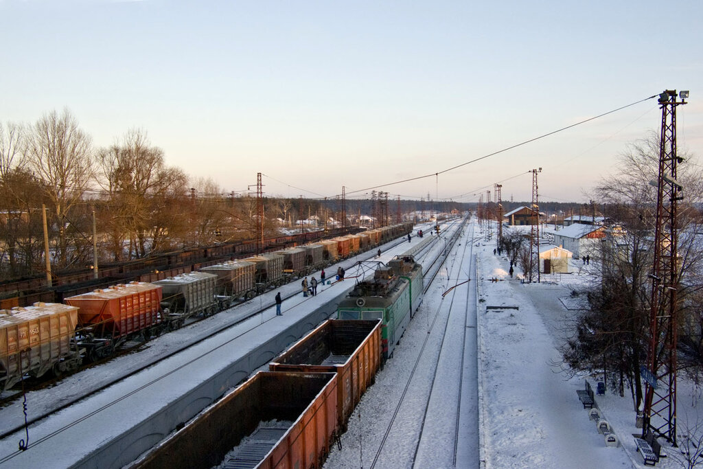 Tren istasyonu станция Змиев, Zmiyiv, foto
