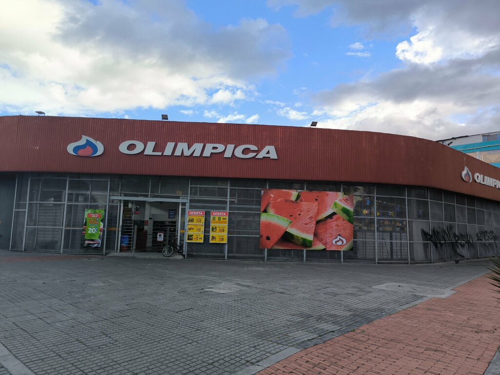 Süpermarket Olímpica Autogrande, Bogota, foto