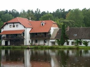 Borovansky mlyn (Jihočeský kraj, Ceske Budejovice, Trocnovská), otel  Güney Bohemya Bölgesi'nden