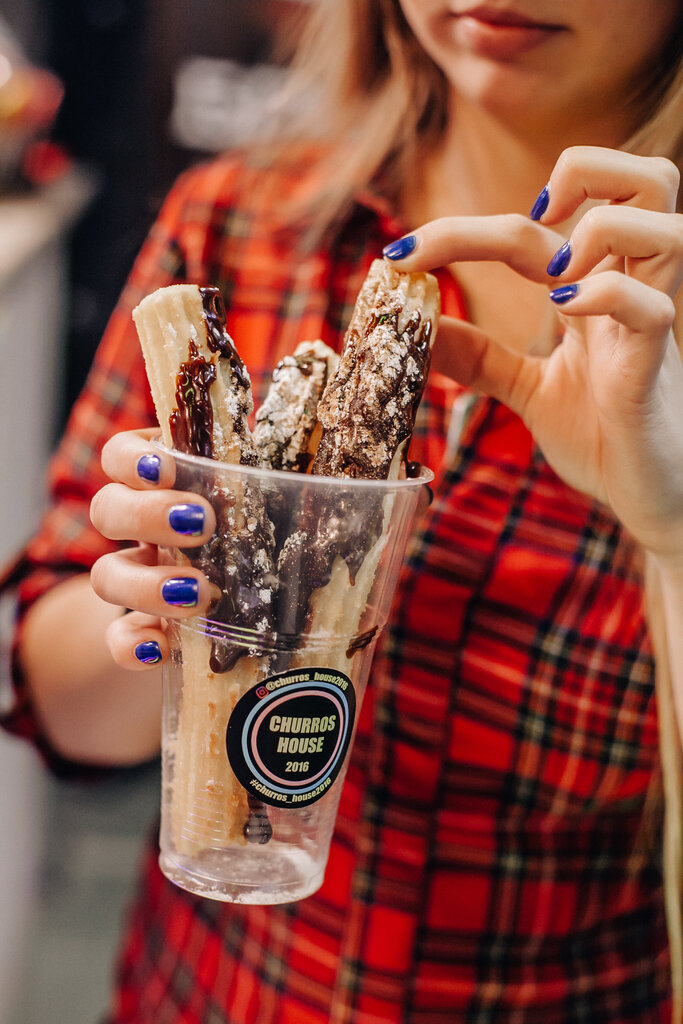 Fast food Churros and Trdelnik, Moskova, foto