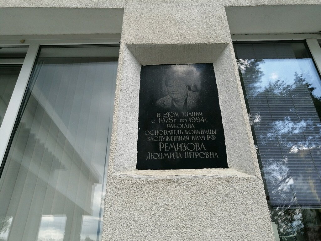 Anıt levhası, anıt taş L. Remizova, Penza, foto