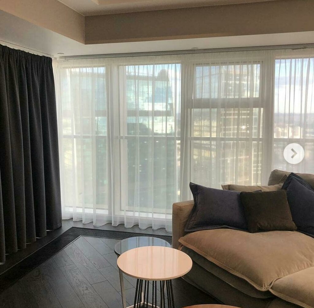 Perde ve korniş üreticileri Haustex Design, Moskova, foto