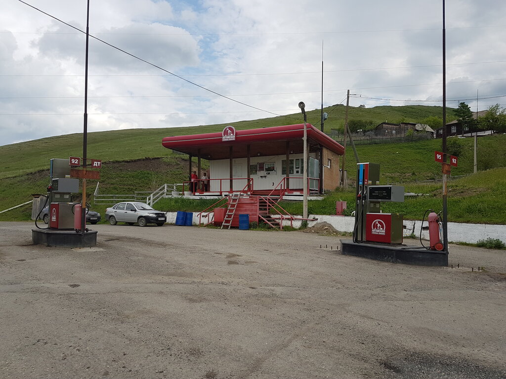 Benzin istasyonu АЗС № 2 Алтайская топливная компания, Altayski krayı, foto