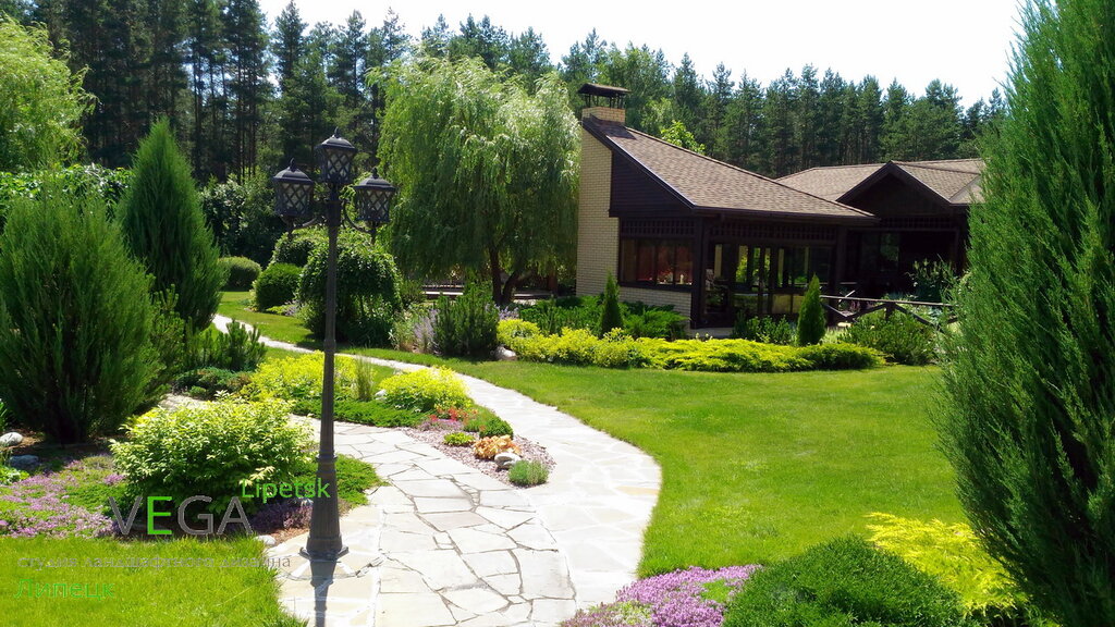 Peyzaj tasarımı Вега, Lipetsk, foto