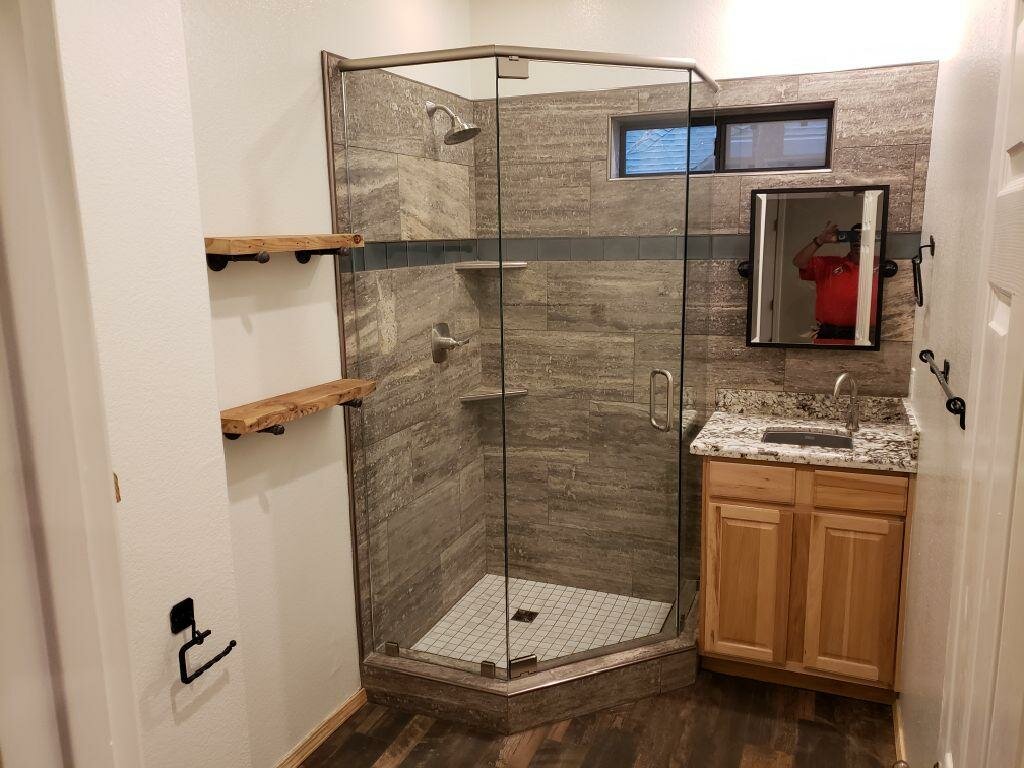 Hamam ve sauna inşaatı Demers Glass, LLC, Peoria, foto