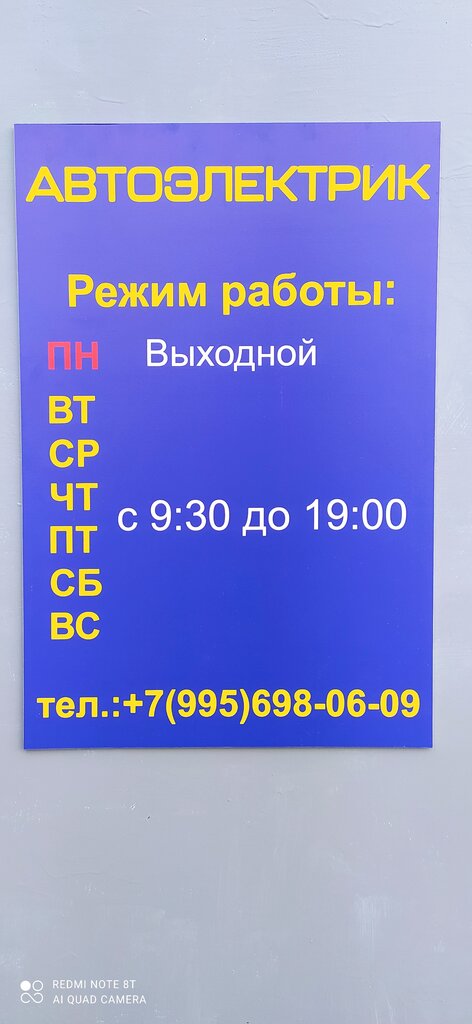 Otomobil servisi AvtoElectrik, Voronej, foto