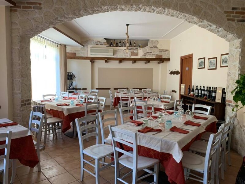 Restoran Osteria La Corte, Sicilya, foto