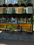 Public transport stop (Autonomous Republic of Abkhazia, Town of Bichvinta, Pitsunda Nature Reserve), toplu taşıma durağı  Pitsunda'dan