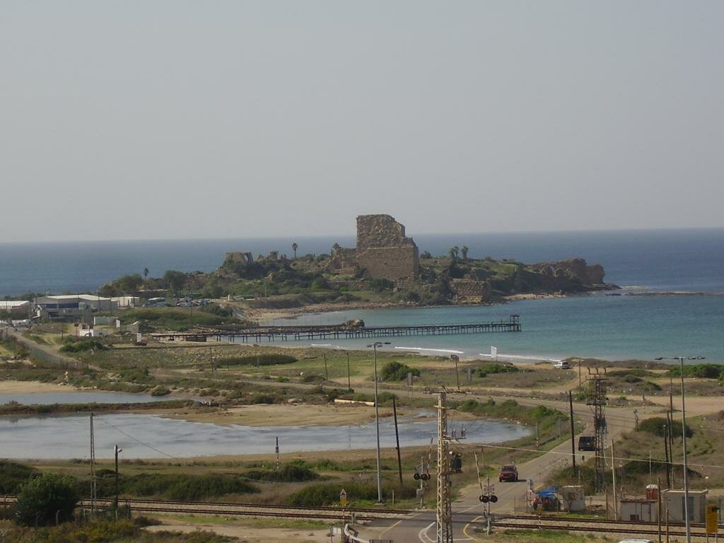 Turistik yerler Atlit Fortress, Hayfa, foto