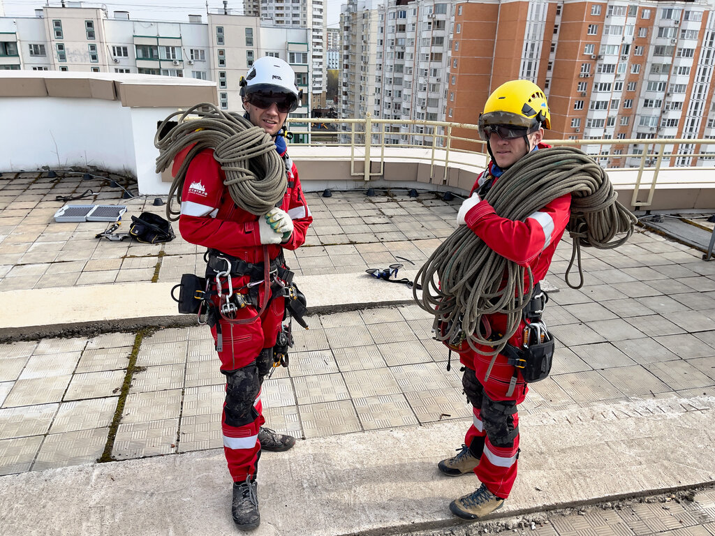 Endüstriyel dağcılık Alp-sity.ru, Moskova, foto