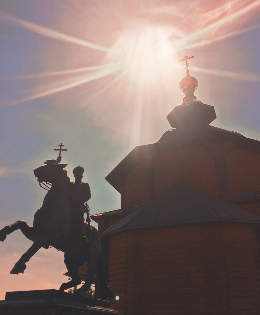 Anıt, heykel Памятник Николаю II, Kulebaki, foto