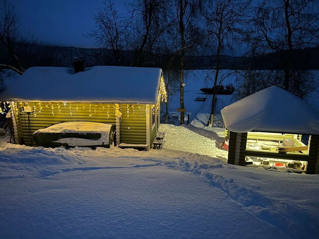 Hamamlar Wood-burning sauna on the shore of Ladoga, Karelya, foto