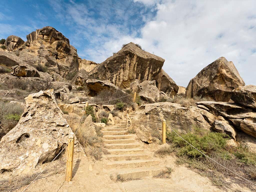 Doğa koruma alanı Kobustan Devlet Tabiat Parkı, Abşeron ilçesi, foto