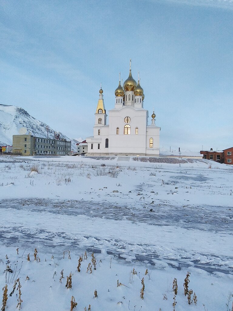 Ortodoks kiliseleri Церковь Воздвижения Честного Креста Господня, Chukotka Özerk Bölgesi, foto