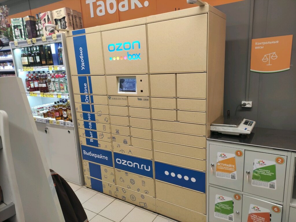 Parsel otomatı Ozon.ru, Moskova, foto