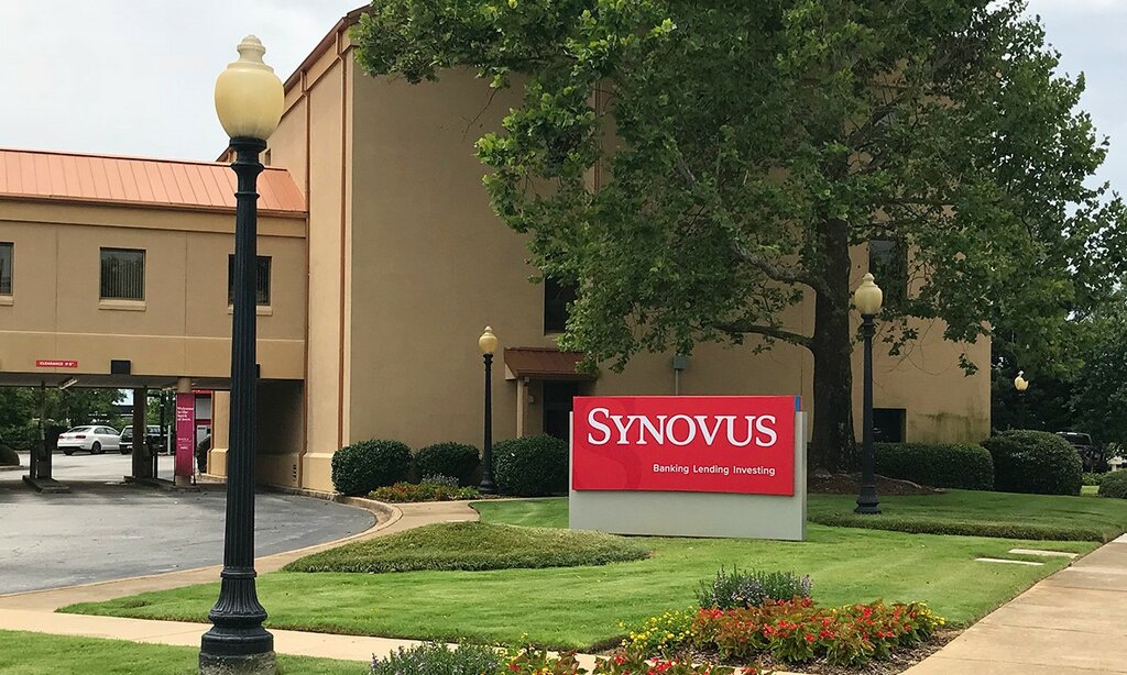 ATM'ler Synovus Bank, Spartanburg, foto
