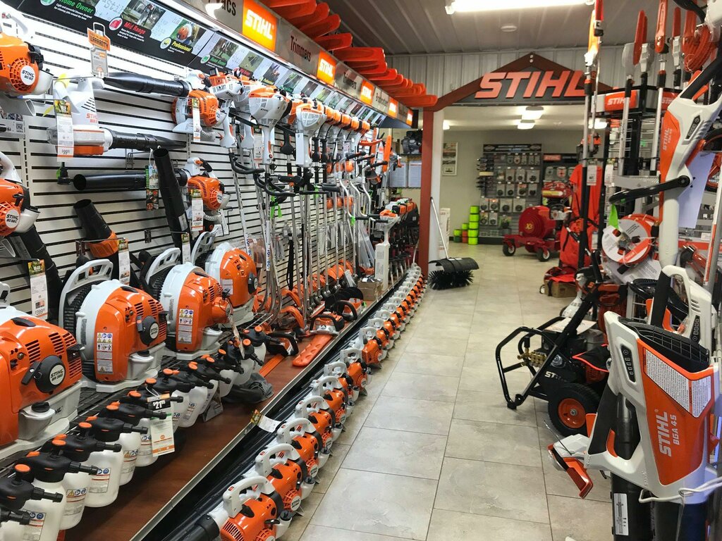 Bahçe ekipmanları ve teknolojileri Riggs Outdoor Power Equipment, İndiana Eyaleti, foto