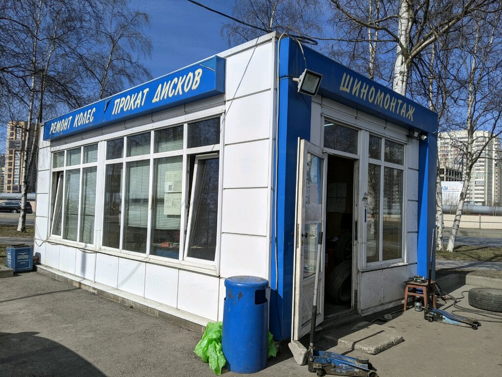 Oto lastik tamiri Shinomontazh, Saint‑Petersburg, foto