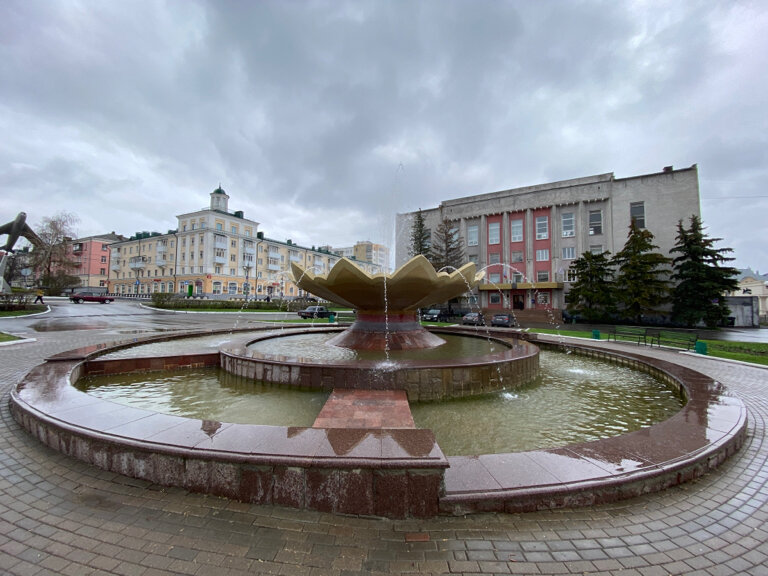 Çeşme Фонтан Цветок, Saransk, foto