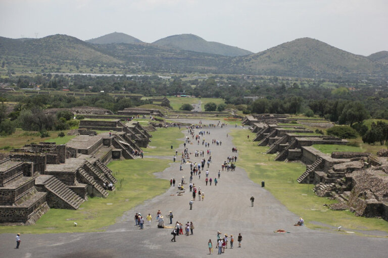 Turistik yerler Teotihuacán, Mexico Eyaleti, foto