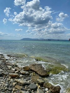 Пляж ДОЛ Надежда (Krasnodar Territory, Municipal Formation of Gelendzhik, selo Kabardinka), plaj  Krasnodarski krayından