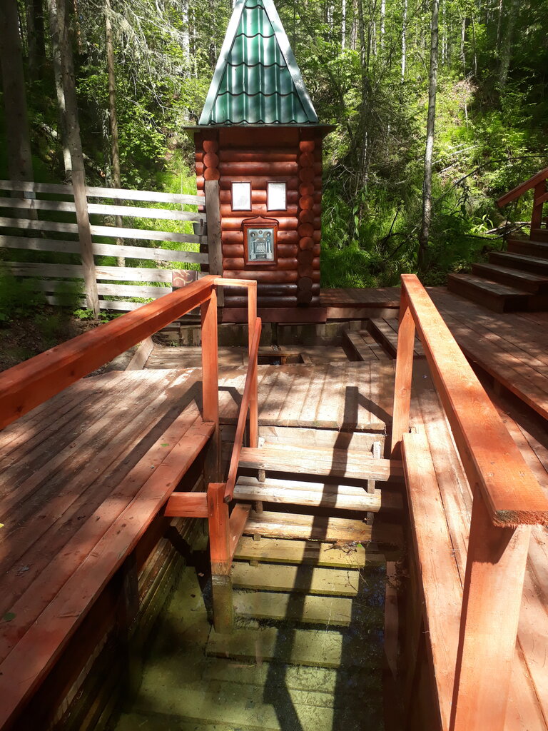 Pınar, çay Источник Святых Петра и Февронии, Tomskaya oblastı, foto