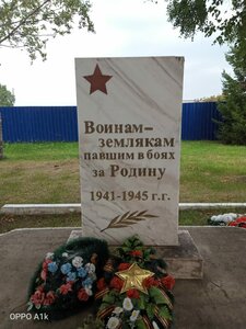 Героям Великой Отечественной войны 1941-1945 гг. (Tomsk Region, Kargasokskiy District, selo Kindal), anıt, heykel  Tomskaya oblastından