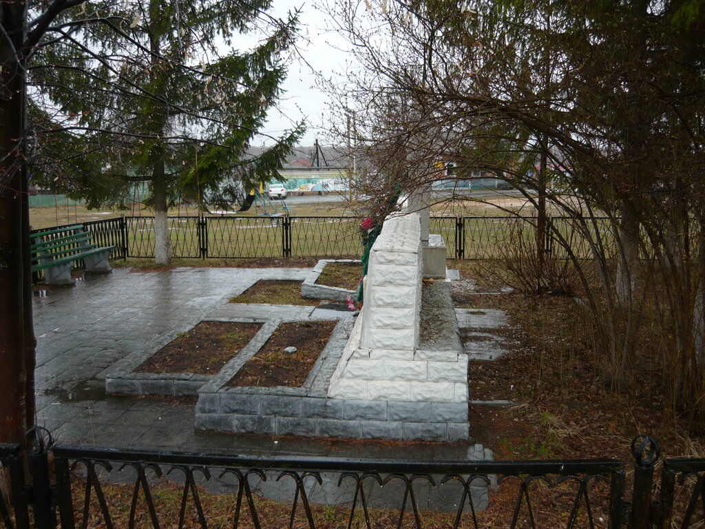 Anıt, heykel Односельчанам, павшим в Великой Отечественной войне, Çeliabinskaya oblastı, foto