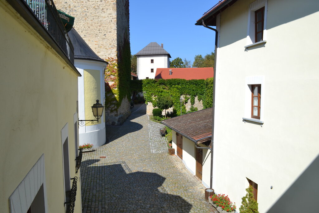 Restoran Schlossgaststätte Fürsteneck, Bavyera, foto