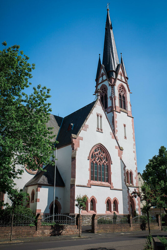 Dini dernekler Evangelische Kirche Engers, Renanya‑Palatinate, foto