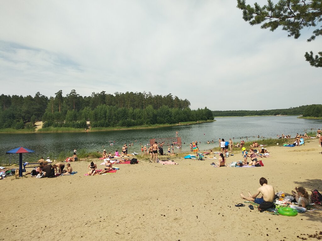 Plaj Пляж Голубые озёра, Kurgan, foto