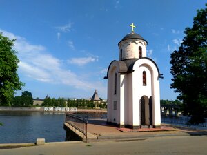 Chapel of the Holy Equal-to-the-Apostles Olga Russian (Olginskaya Embankment No:4А), ortodoks kiliseleri  Pskov'dan
