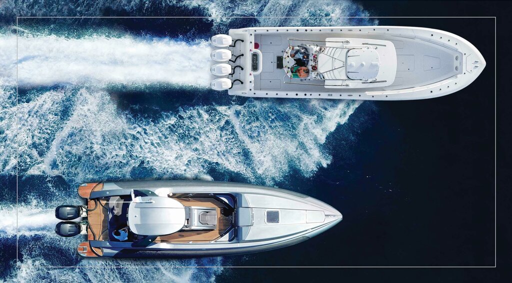 Tekne, kayık, yat Hmy Yachts Outboard Boating Center, Florida Eyaleti, foto