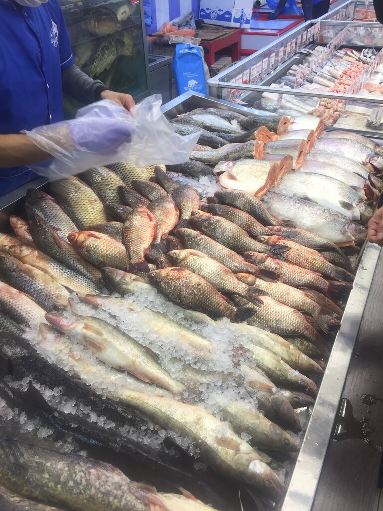 Balık ve deniz ürünleri Рыба, Moskova, foto