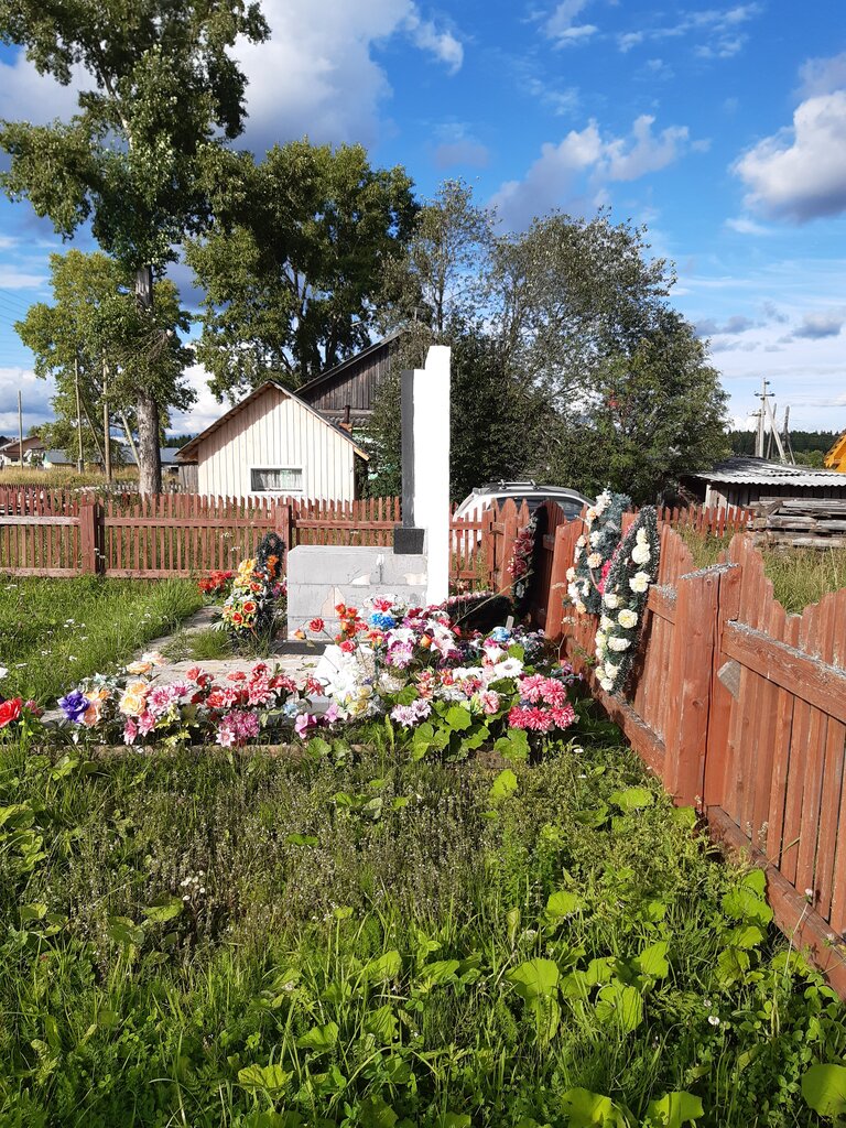Anıt, heykel Воинам-землякам, Arhangelskaya oblastı, foto