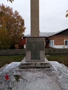 Воинам, павшим в Великой Отечественной войне (Chelyabinsk Region, Kaslinskiy okrug, selo Timino, ulitsa Lenina), anıt, heykel  Çeliabinskaya oblastından