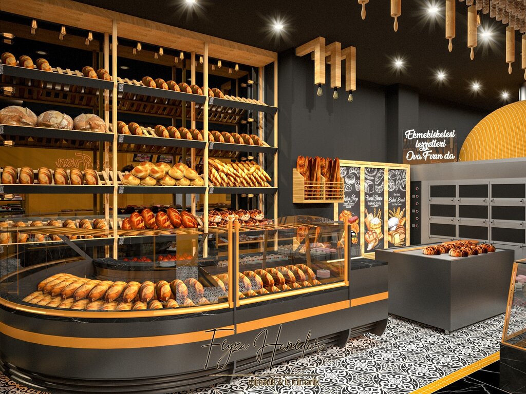 Ekmek fırını Ova Fırın, İstanbul, foto