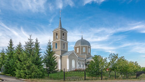 Храм великомученика Димитрия Солунского (Belgorod Region, Krasnogvardeyskiy rayon, Streletskoye selskoye poseleniye, selo Kazatskoye), ortodoks kiliseleri  Belgorodskaya oblastından