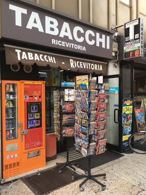 Tütün, sigara mağazaları Tabacchi Cangrande - Ricevitorie, Verona, foto