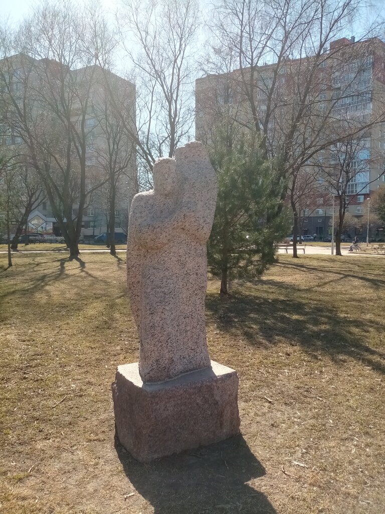 Park, sokak heykeli Апостол Пётр, Saint‑Petersburg, foto