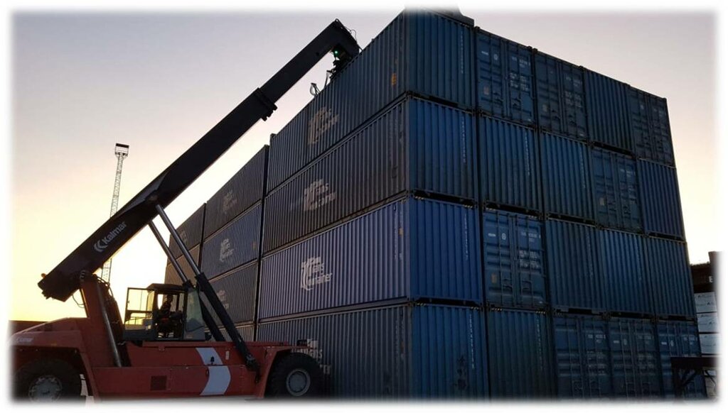 Depo hizmetleri Verhnekondinskaya, gruzovoj terminal RZhD, Sovetski, foto