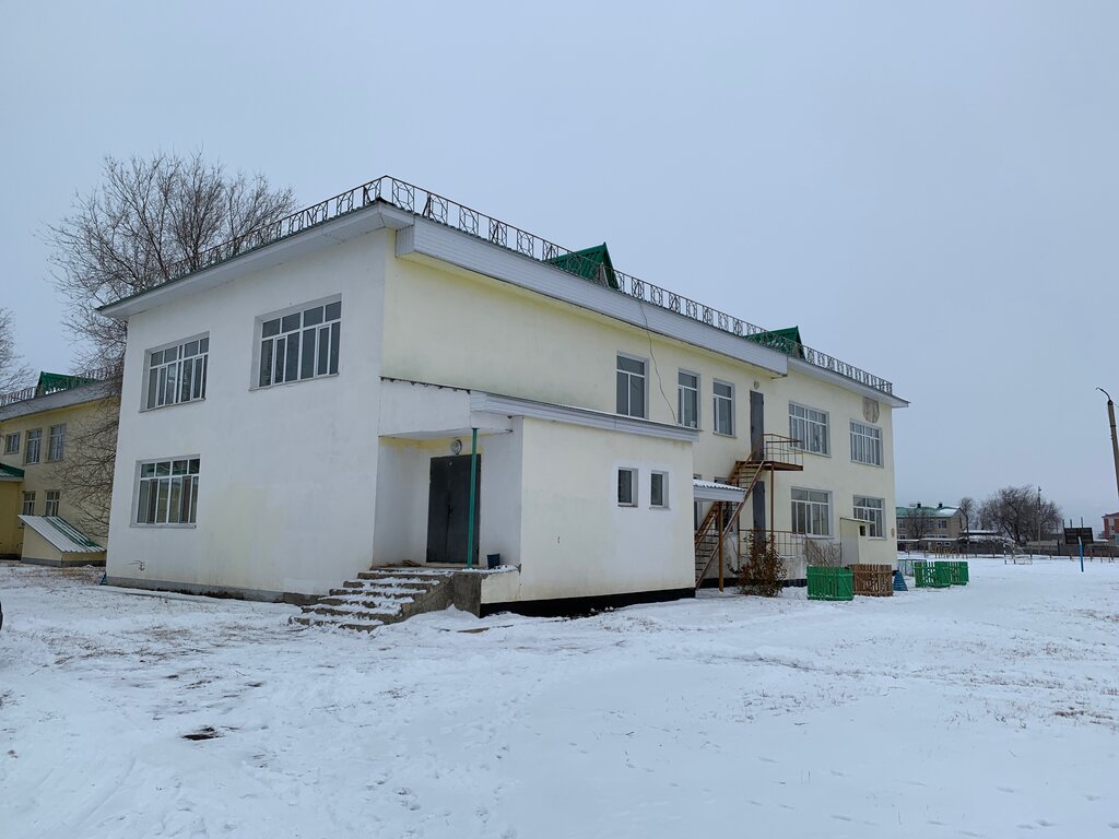 Ortaokul Akzhaik general secondary school, Batı Kazakistan eyaleti, foto