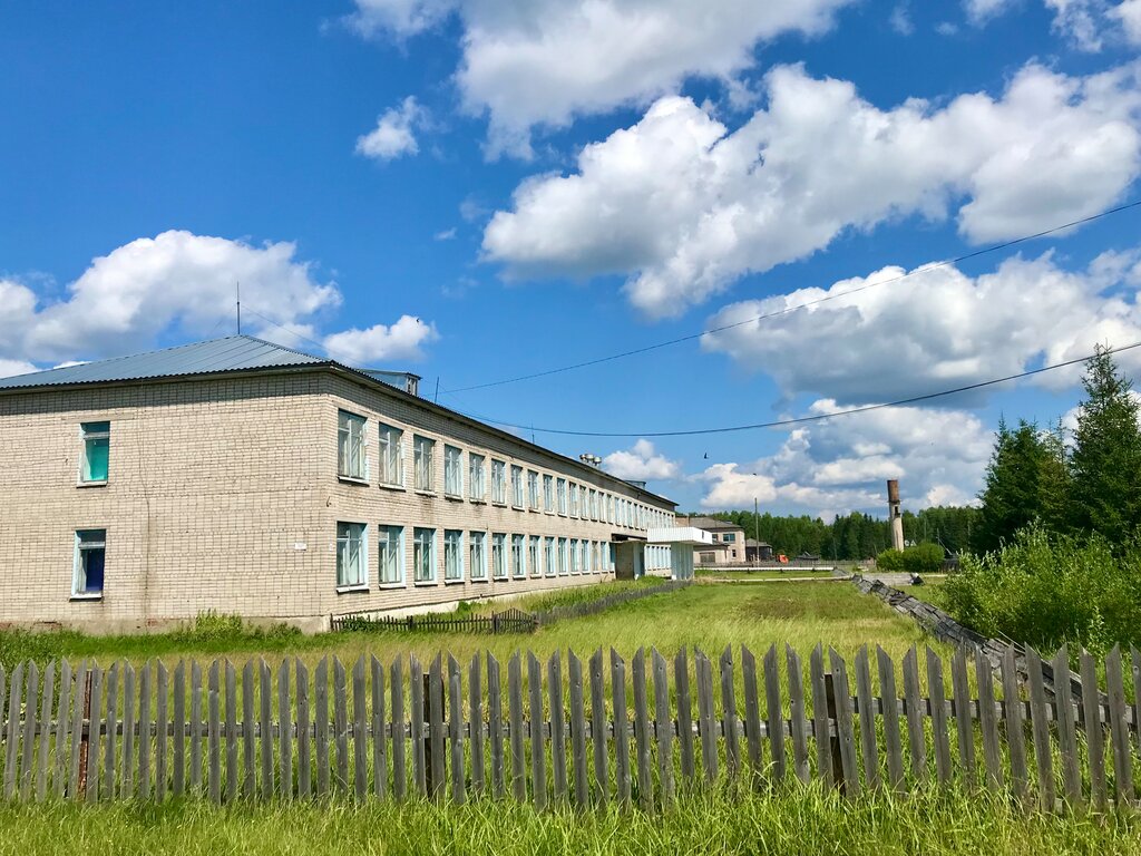 Ortaokul Srednyaya obshcheobrazovatelnaya shkola p. Maromitsa Mkou, Kirovskaya oblastı, foto