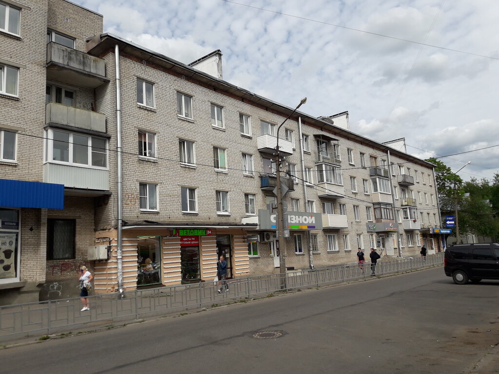 Cep telefonu ve aksesuarları satış mağazaları Svyaznoy, Gatchina, foto